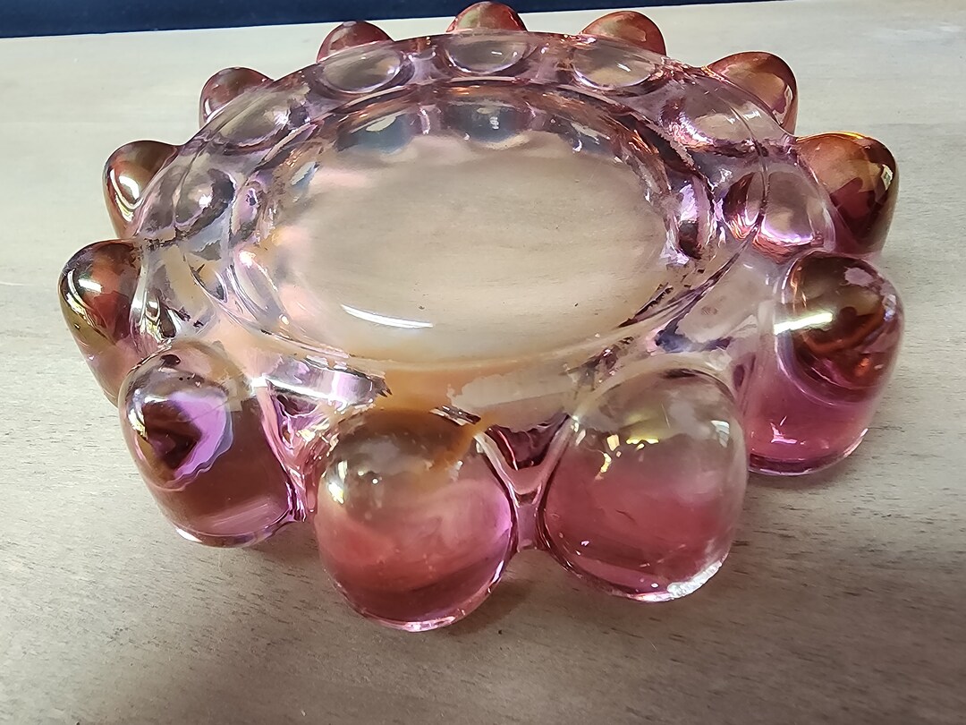 Pink Boopie Glass Tray - Etsy