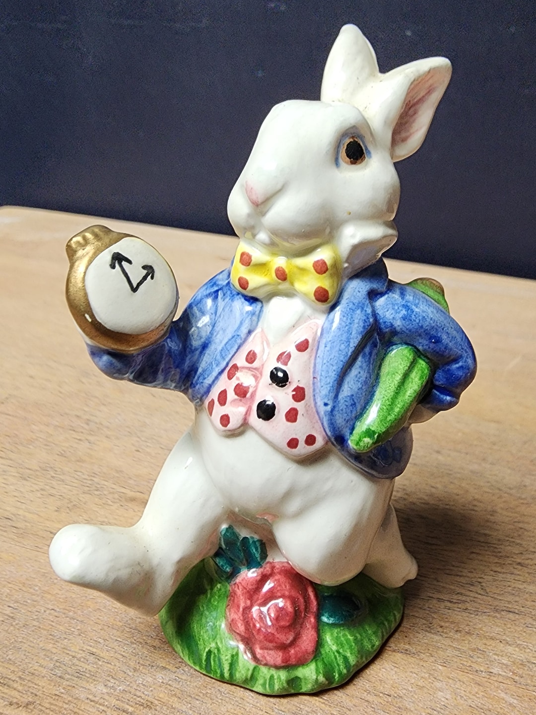 1992 Fitz and Floyd Alice in Wonderland White Rabbit - Etsy