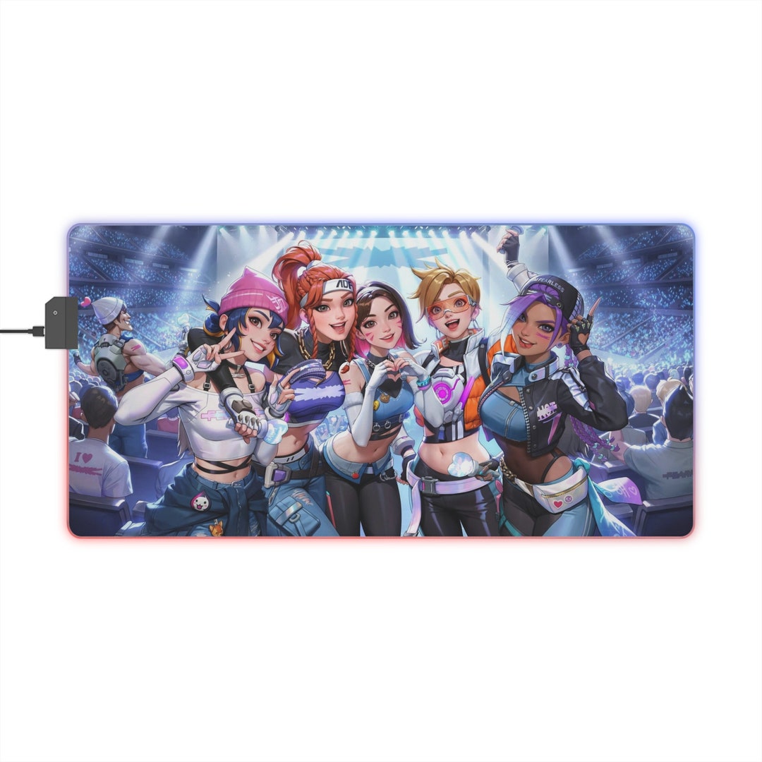 Overwatch 2 X Le Sserafim LED Gaming Mouse Pad - Etsy UK