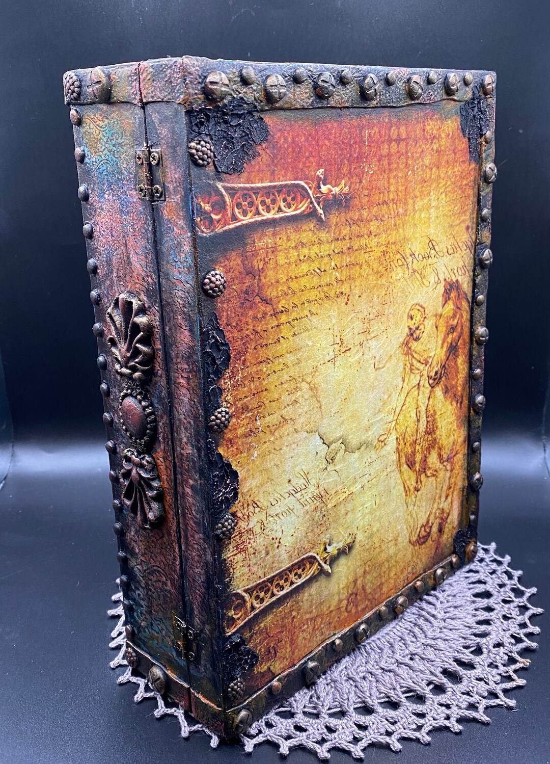 Renaissance Box, Sketch, Vintage, Rustic, Art, Storage, Decoration ...