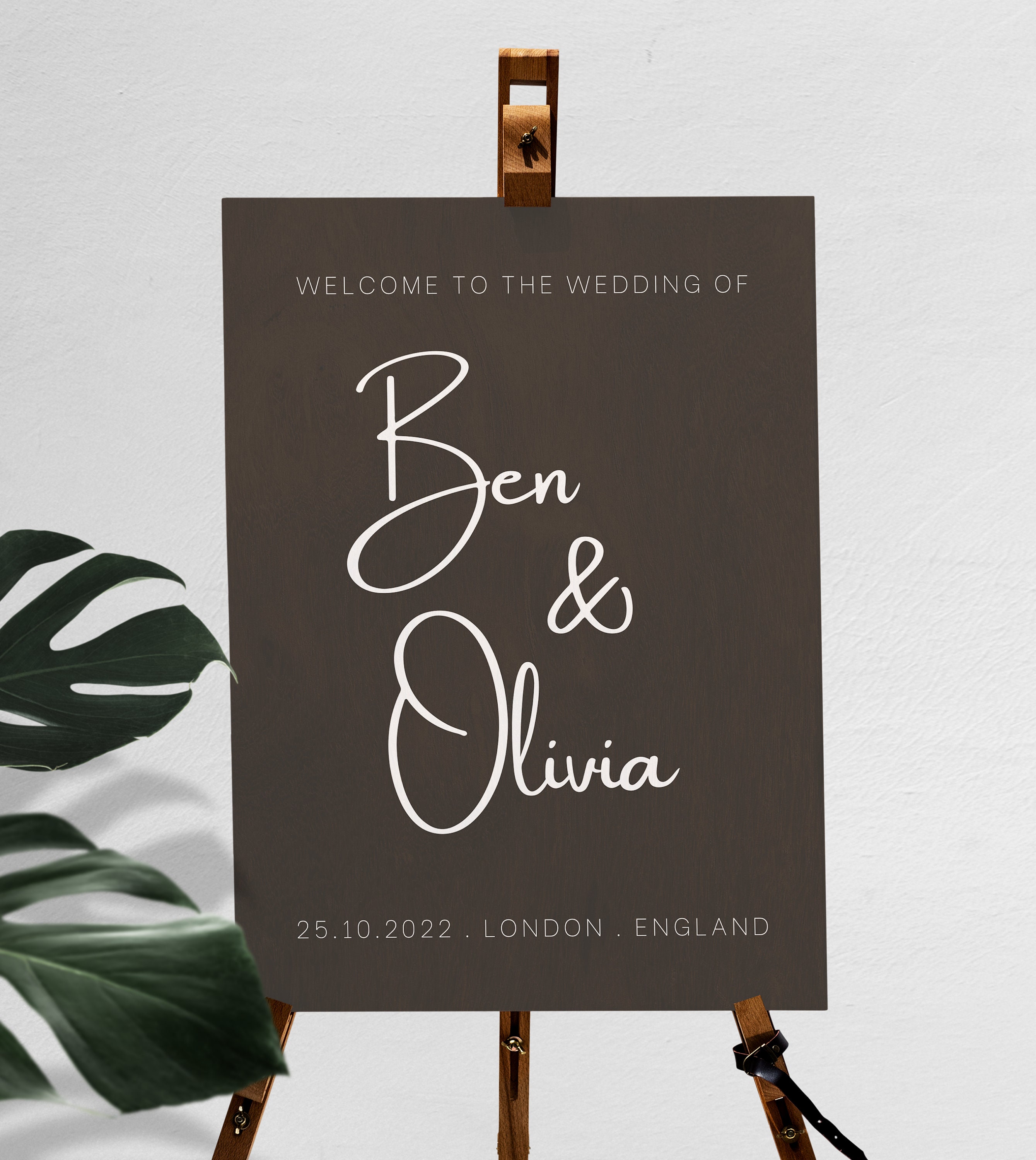 Black Wedding Welcome Sign | Wedding Welcome Sign Black | Black and ...