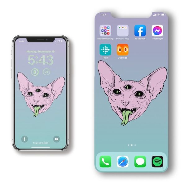Halloween Lockscreen Wallpaper - Etsy