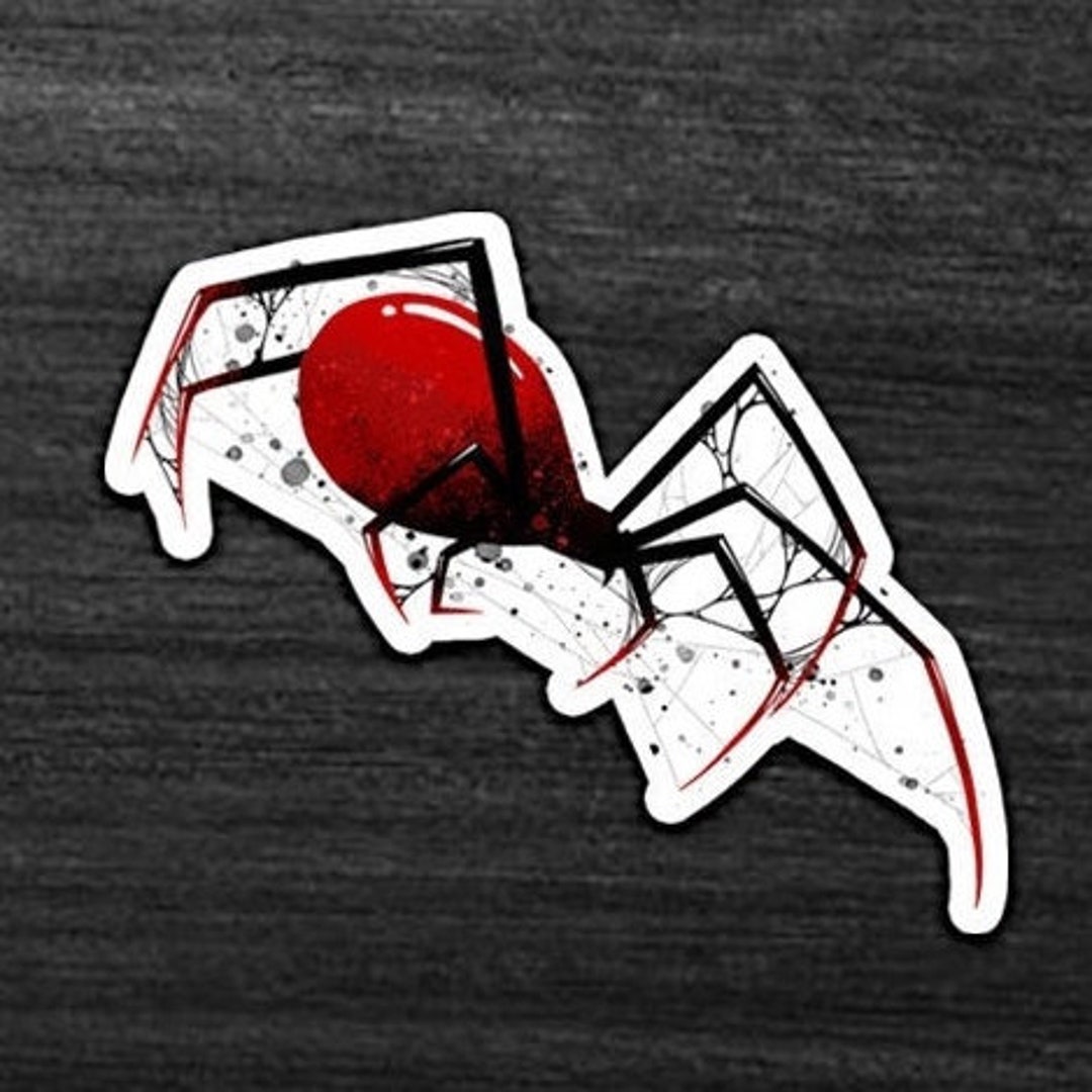 Black Widow Spider Sticker. Aesthetic Witchy Planner Stickers. for ...