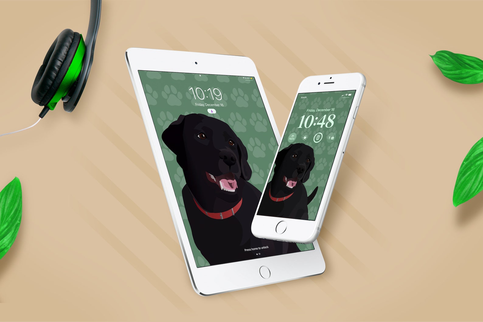Black Lab Cellphone Wallpaper Background. Digital Download Labrador ...