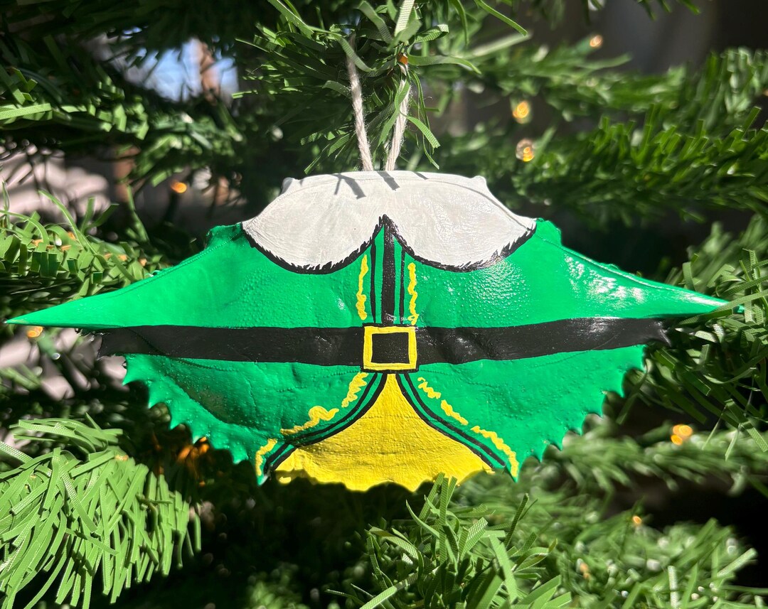 Hand Painted Buddy the Elf Crab Shell Ornament - Etsy