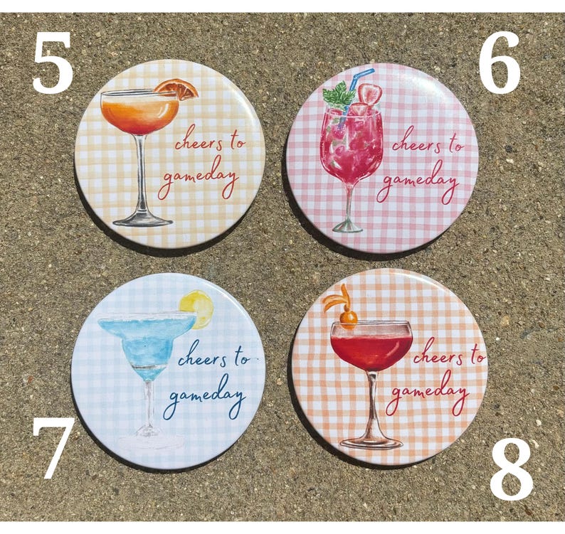 Cheers to Gameday Drink Pin - Etsy