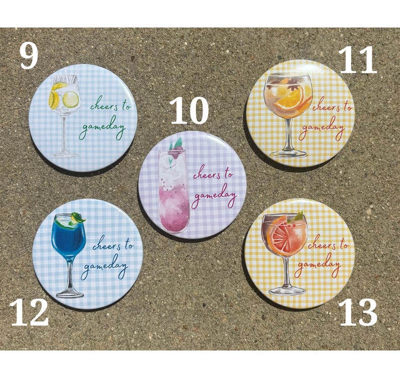 Cheers to Gameday Drink Pin - Etsy