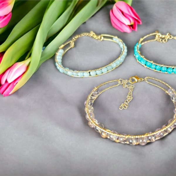 Beaded Bangle - Etsy