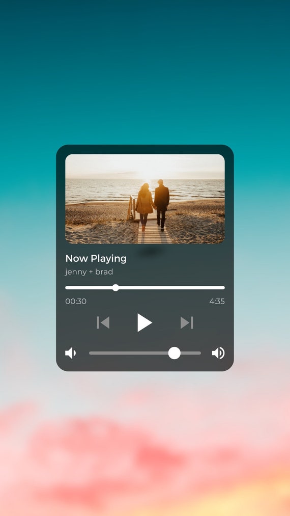 Personalized Music Player Wallpaper Background Iphone Samsung - Etsy