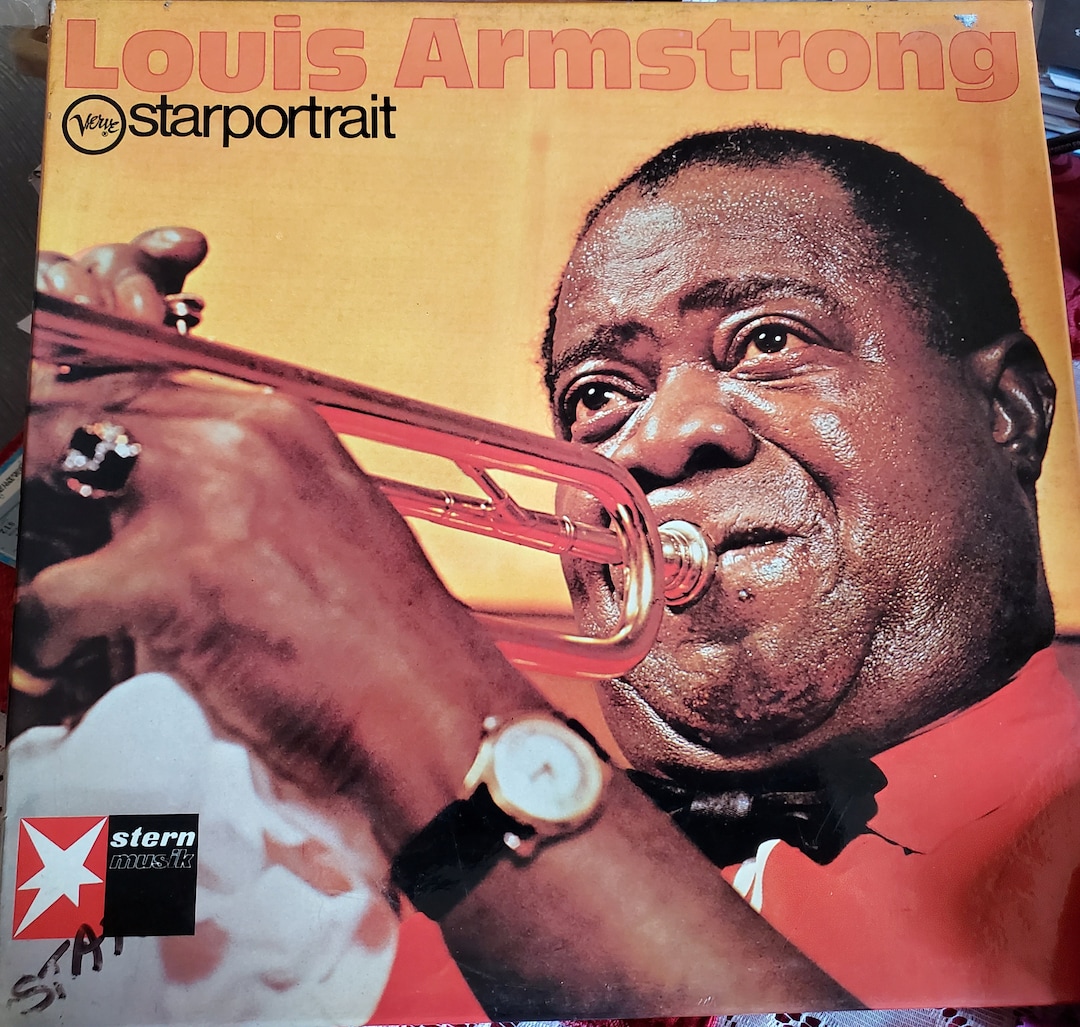 Vintage Louis Armstrong Starportrait Vinyl - Etsy