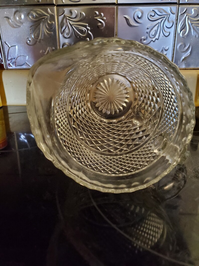 Anchor Hocking Wexford Crystal Pitcher - Etsy