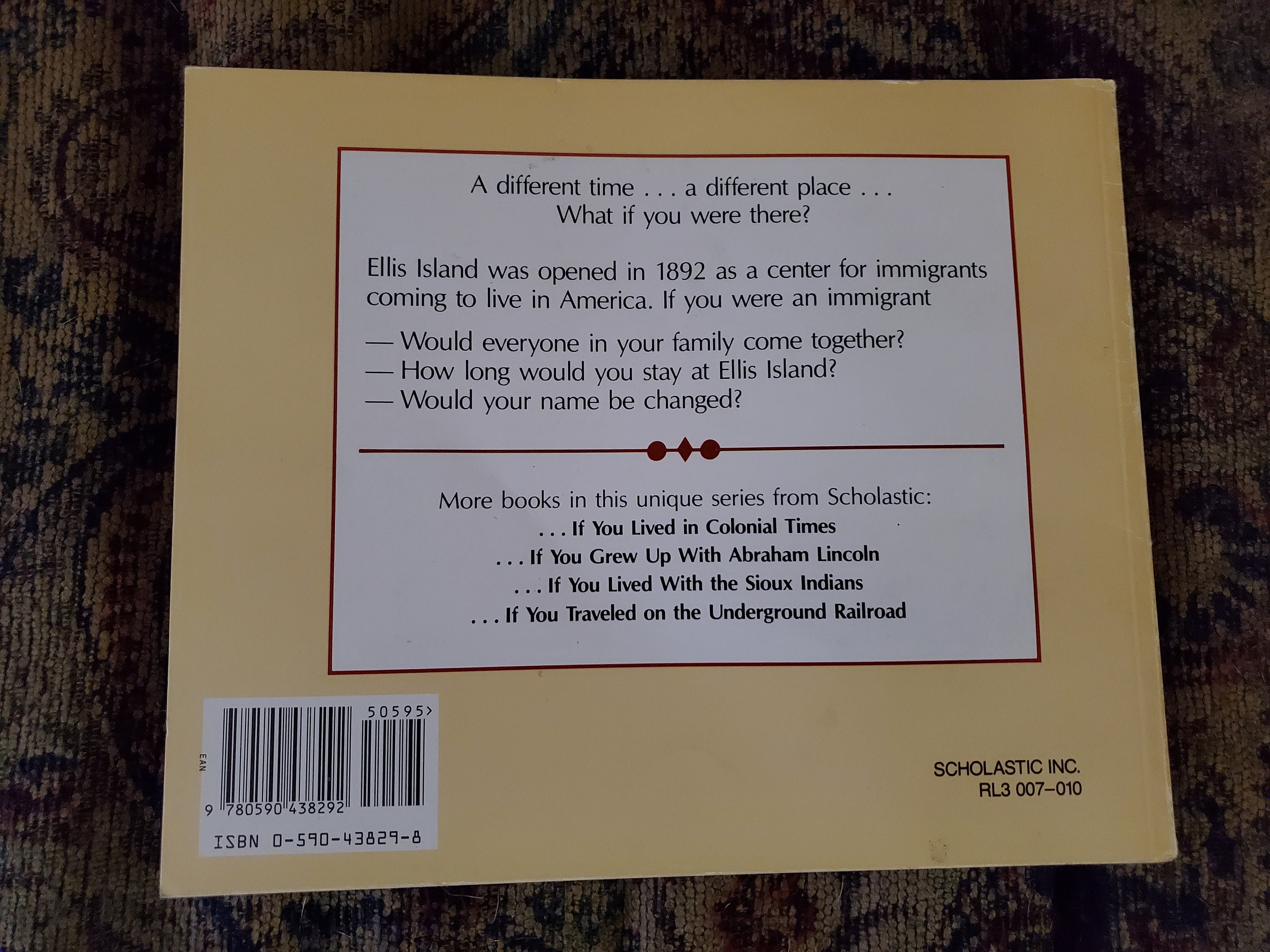 If Your Name Was Changed at Ellis Island by Ellen Levine 4 Book Set - Etsy