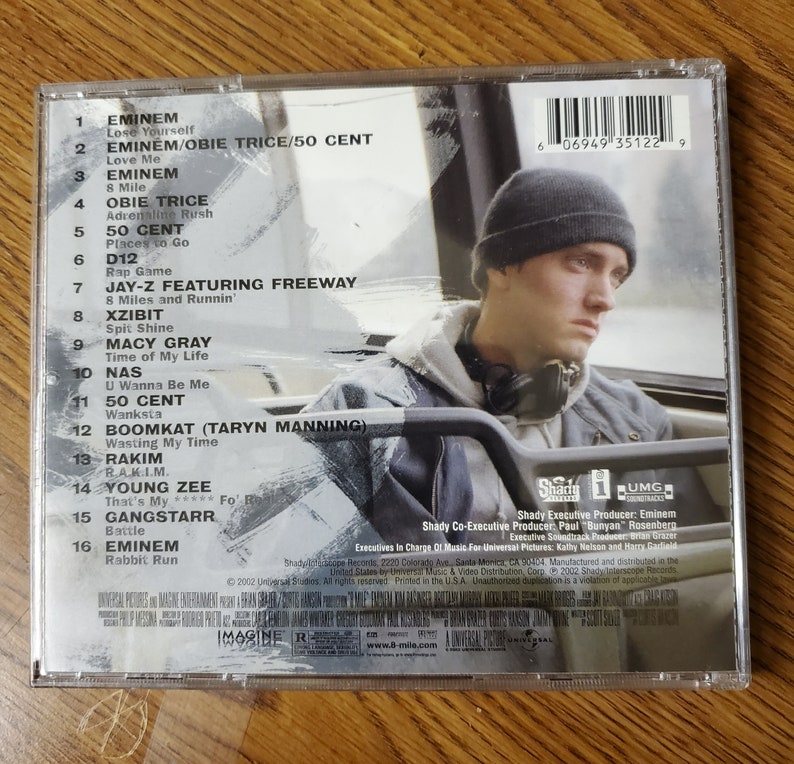 8 Mile Movie Soundtrack CD - Etsy