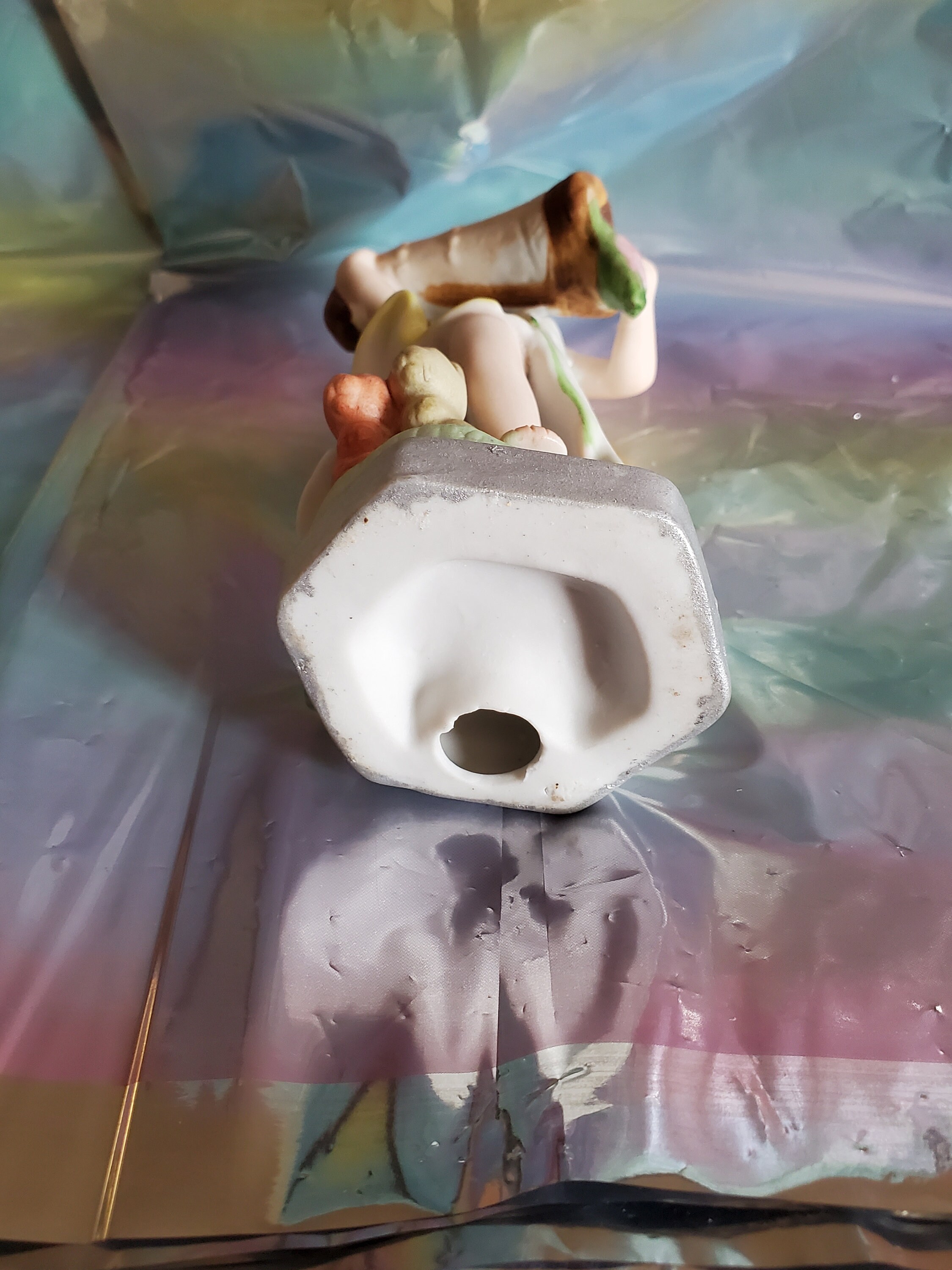 Vintage and Rare Cornucopia Girl Figurine - Etsy