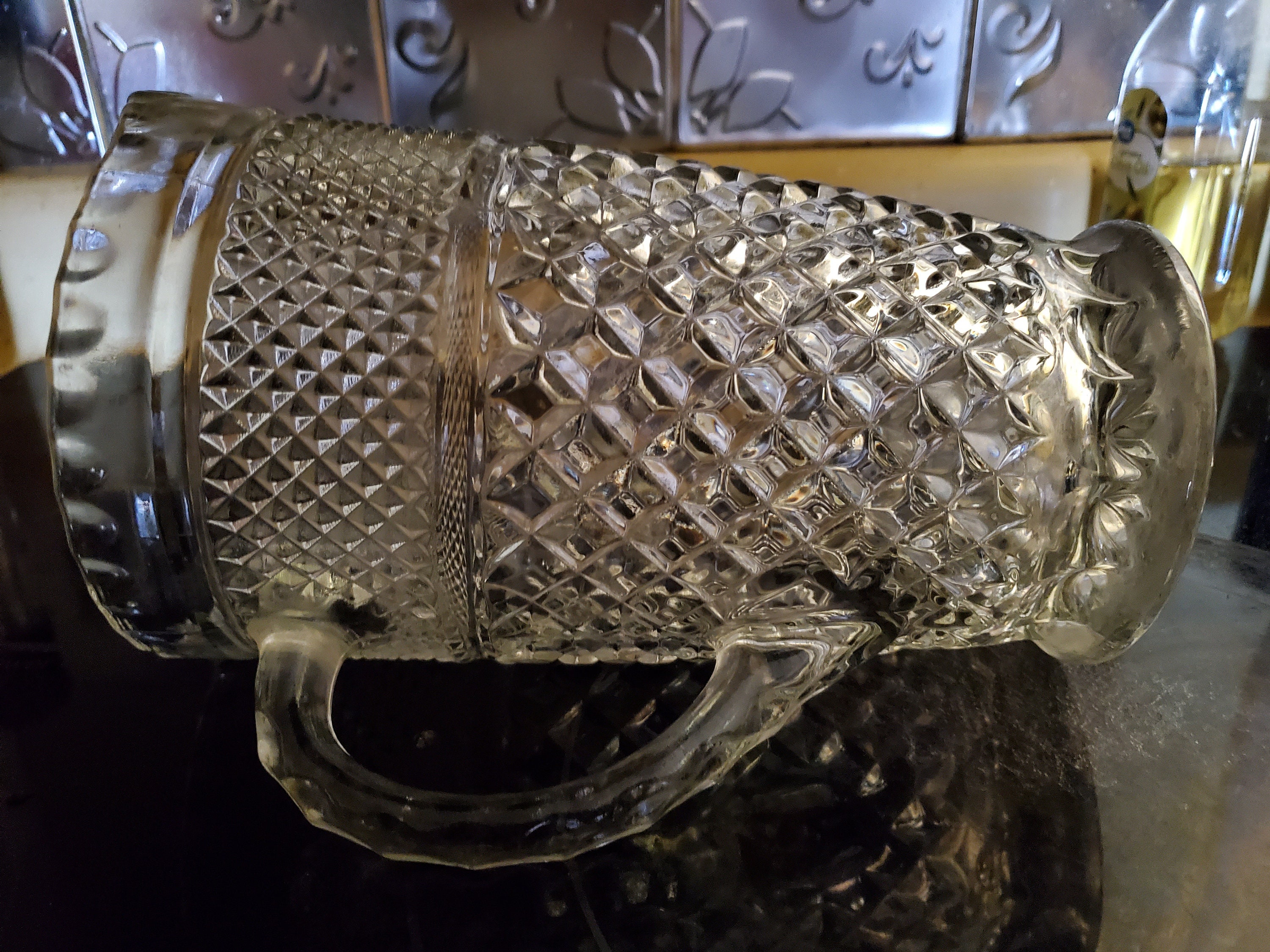 Anchor Hocking Wexford Crystal Pitcher - Etsy