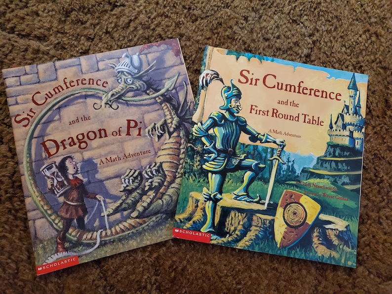 Sir Cumference 2 Book Set by Cindy Neuschwander - Etsy