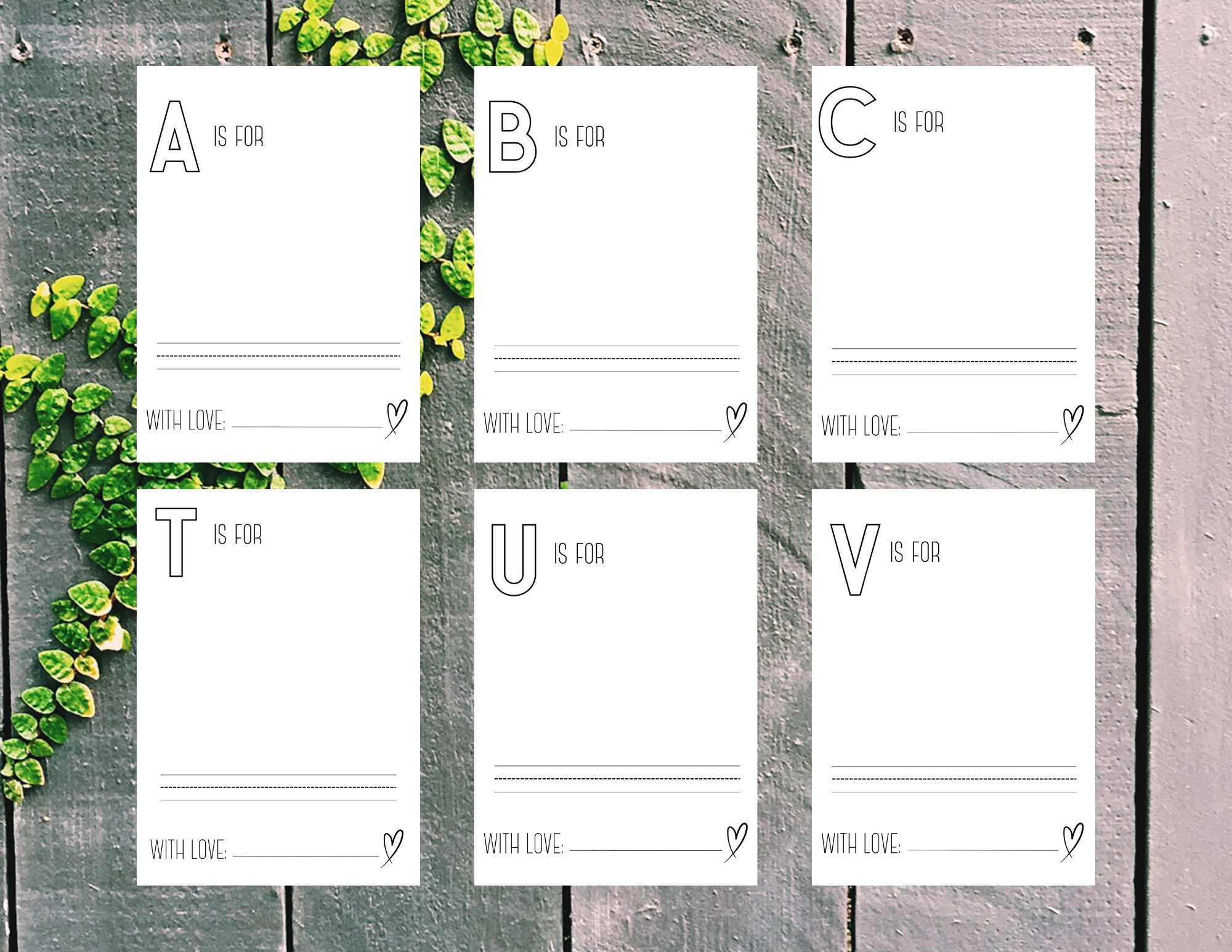 Baby's First ABC Book BLANK, Coloring Book, 2 Sizes Included, Instant ...