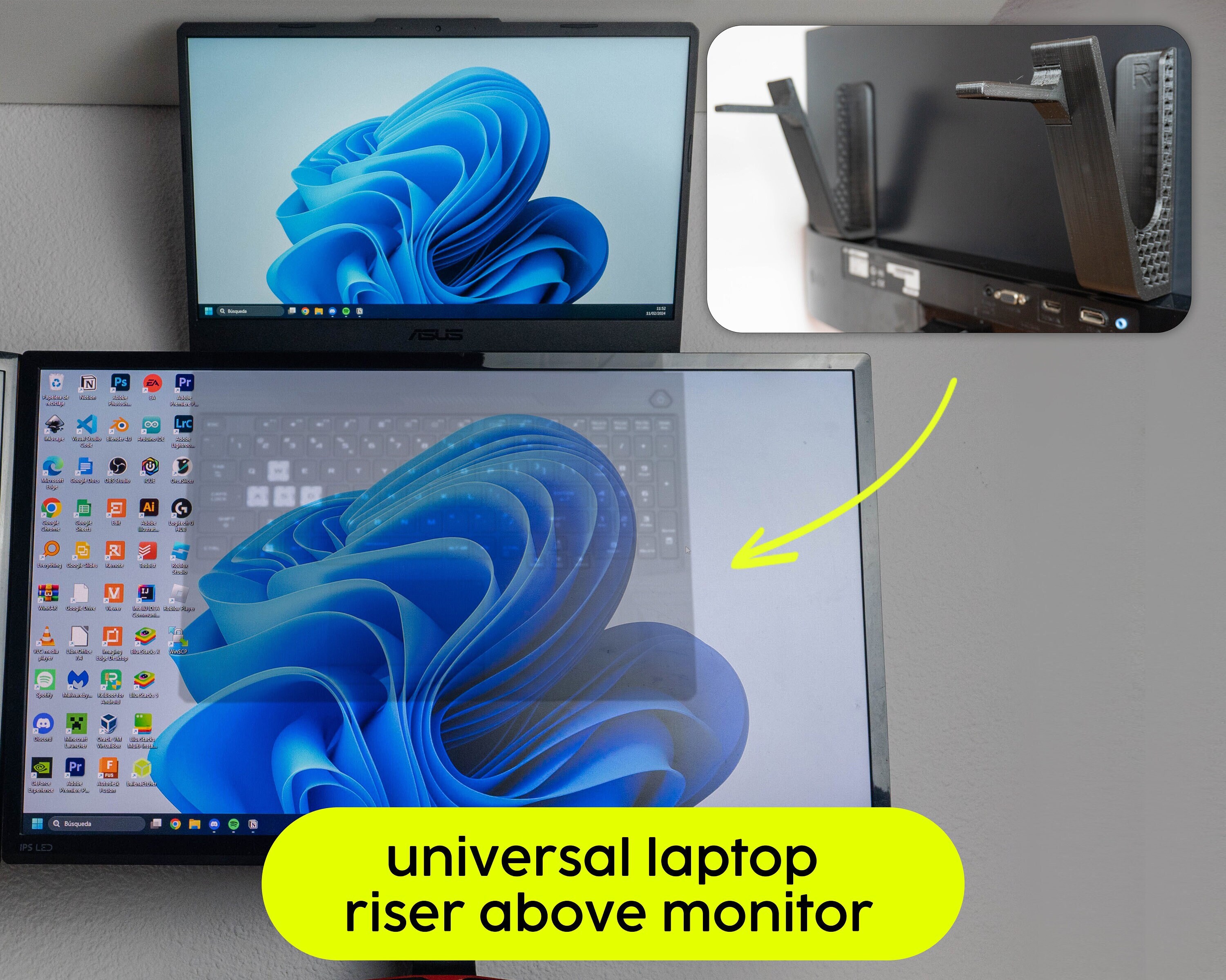 The Space-saving Laptop Stand - Etsy
