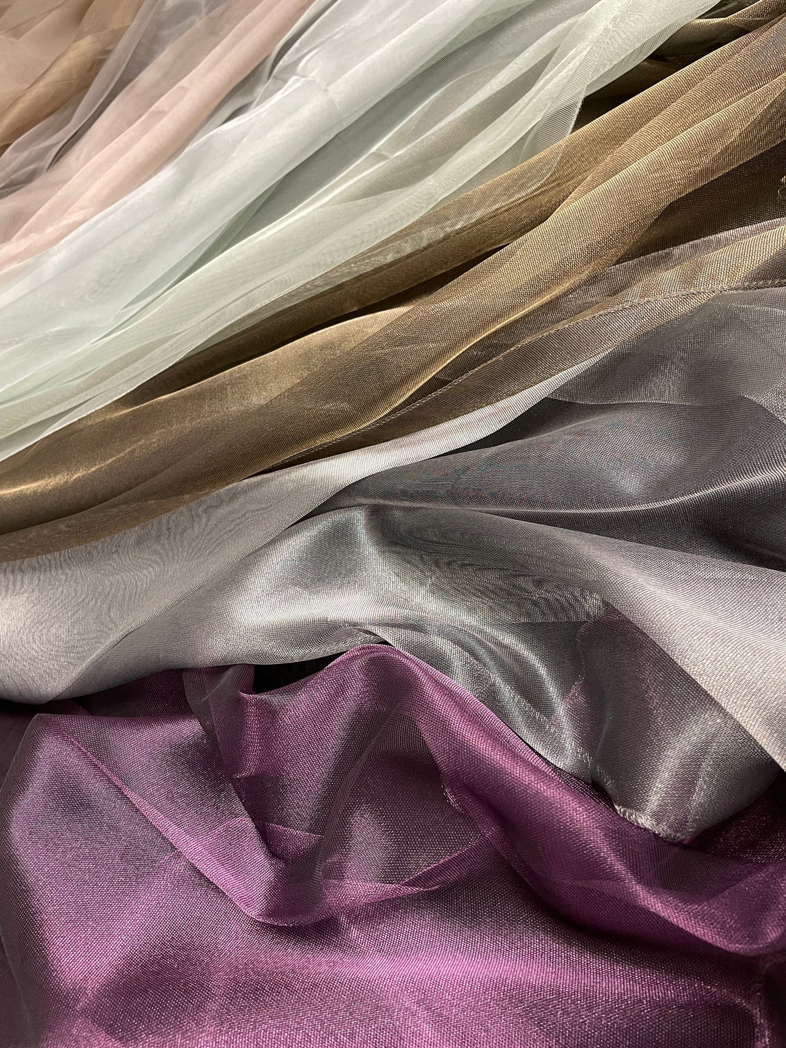 Custom Size Bright Sheer Living Room Curtains With 12 Color Options ...