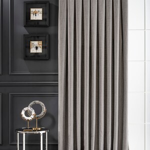 High Quality Custom Linen Window Curtain, 16 Color Options, Dining Room ...