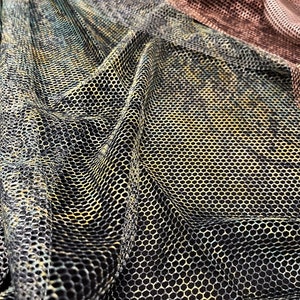 Custom Size Luxury Colorful Bright Semi Sheer Mesh Curtain for Living ...