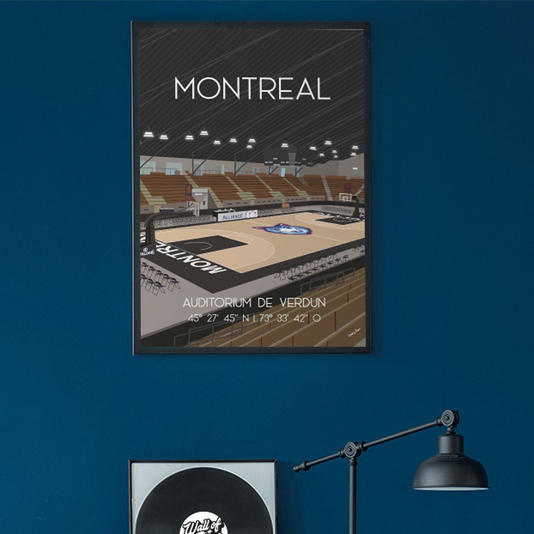 Montreal Alliance Poster Basketball Verdun Auditorium Poster - Etsy