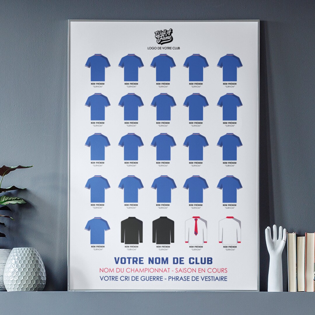 Customizable Football Poster - Your Personalized Football Team - My ...