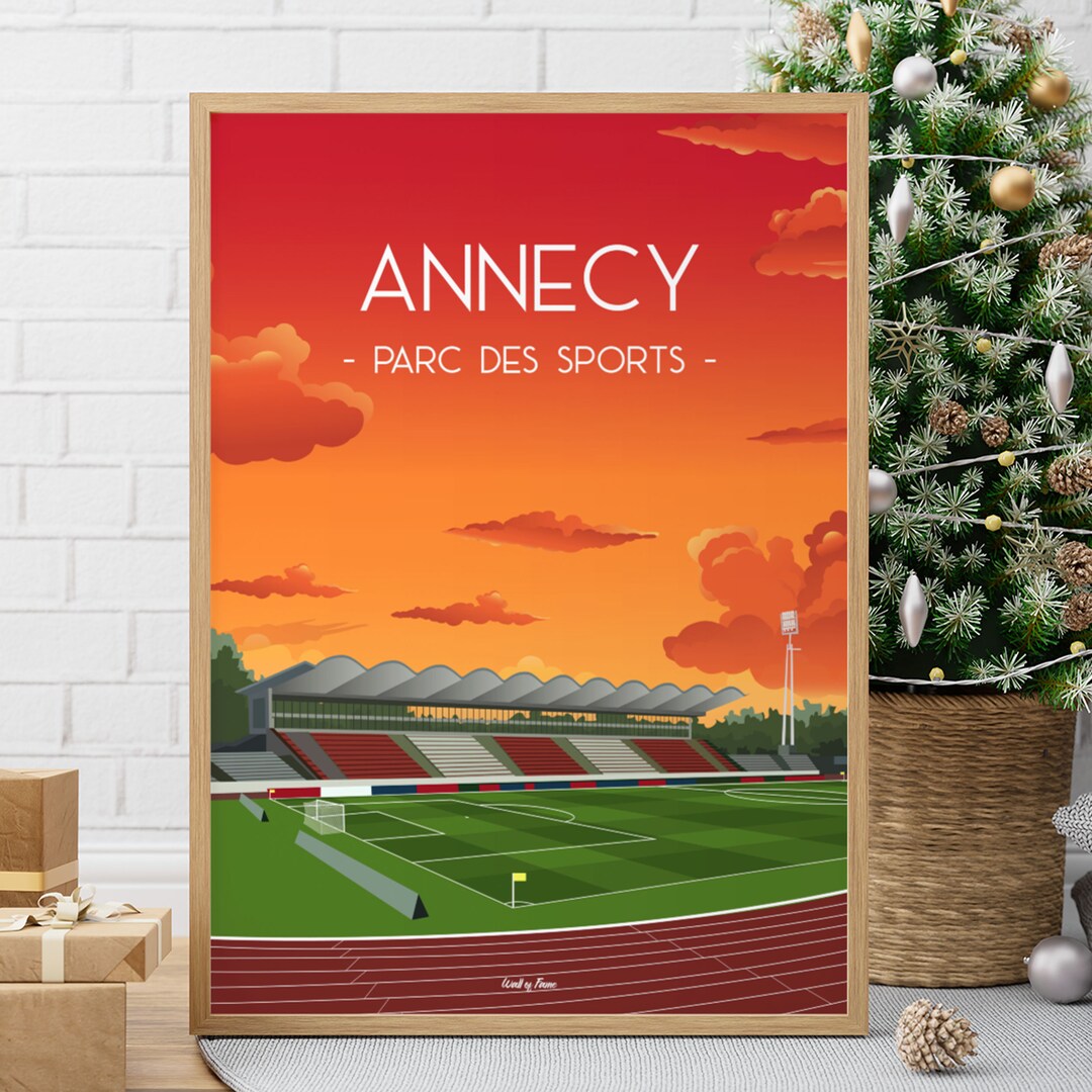 Annecy Football Poster Annecy Sports Park Poster - Etsy