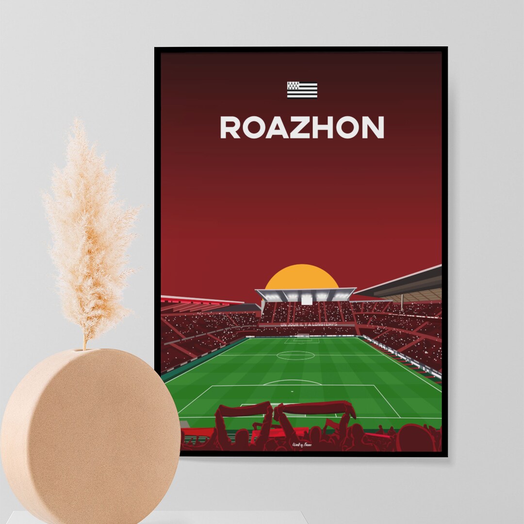 Rennes Football Stadium Poster - Poster of the Football Stadium on a ...