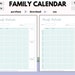 Simple Weekly Family Calendar, Monthly Organizer, Daily Weekly Task ...