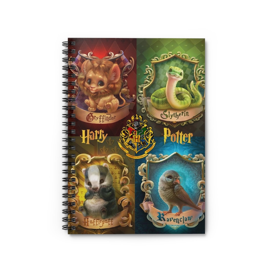 Harry Potter Themed Spiral Notebook Ruled Line - Etsy