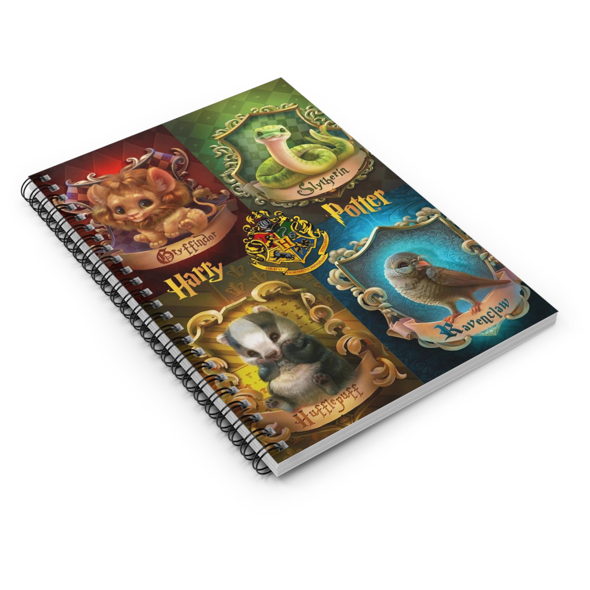 Harry Potter Themed Spiral Notebook Ruled Line - Etsy