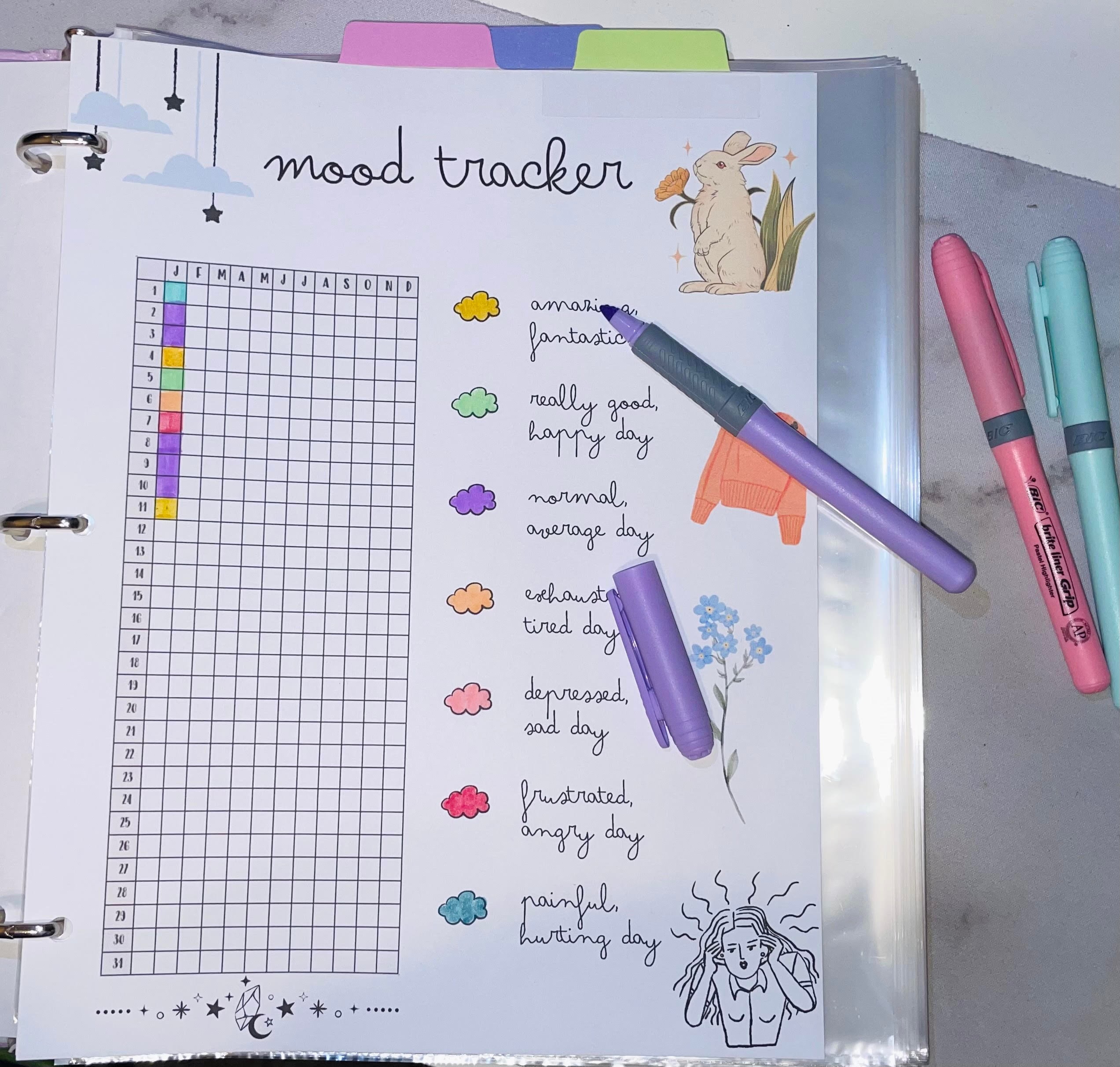 2024 PRINTABLE Bullet Binder/journal Cottagecore Fairycore Aesthetic ...