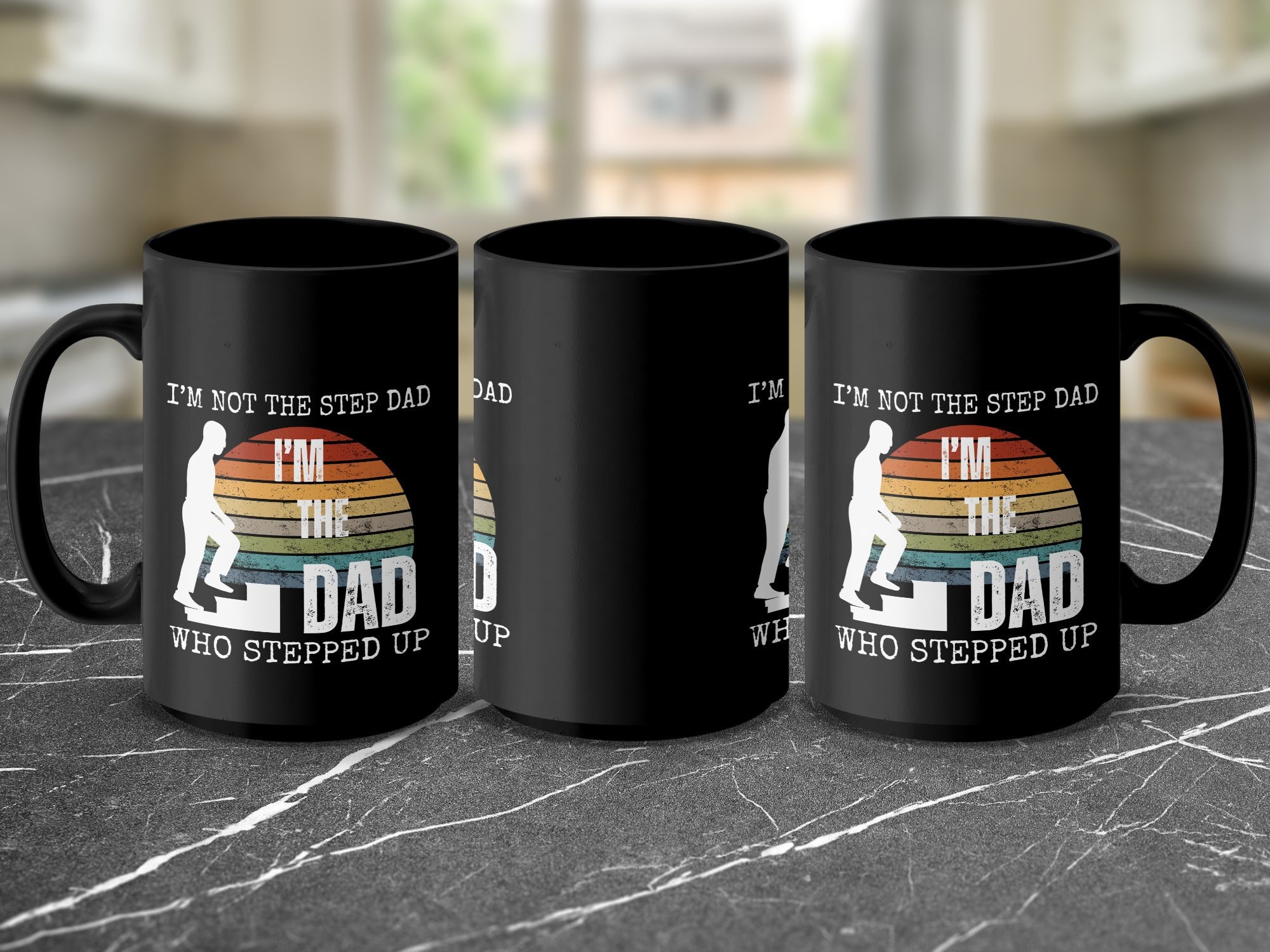 Step Dad Mug, I'm the Dad Who Stepped Up, Father's Day, Christmas Gift ...