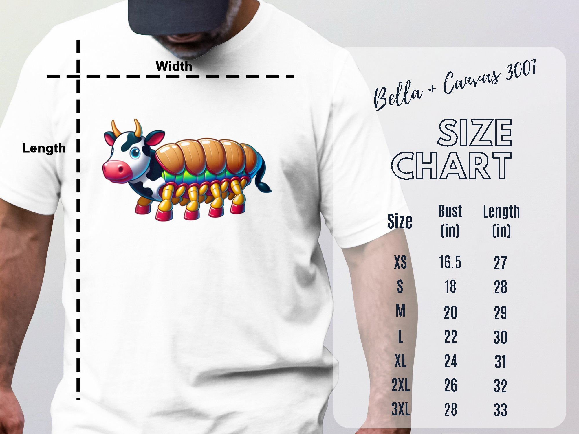 Cute Colorful Cow Roly Poly Hybrid, Crazy Cow T-shirt, Fun Family Tee ...