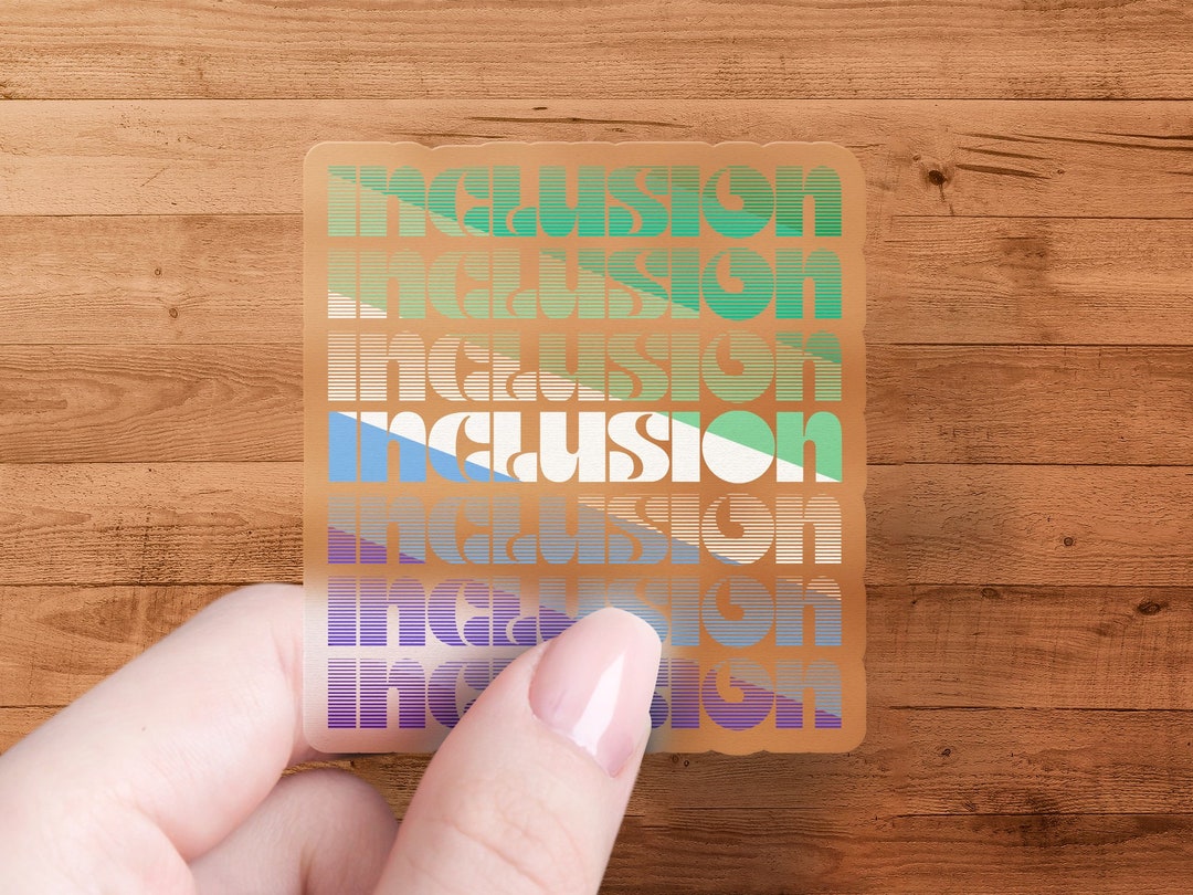 LGBTQ Inclusion Sticker, Pride Month LGBTQ Gift, Equality Sticker ...