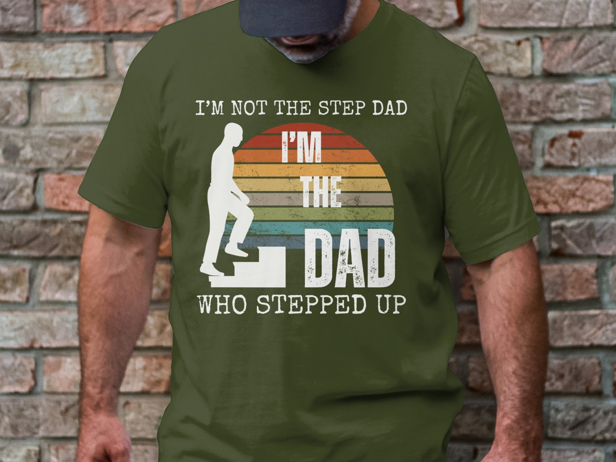 Father's Day Gift Shirt, I'm the Dad Who Stepped Up, Proud Stepdad ...