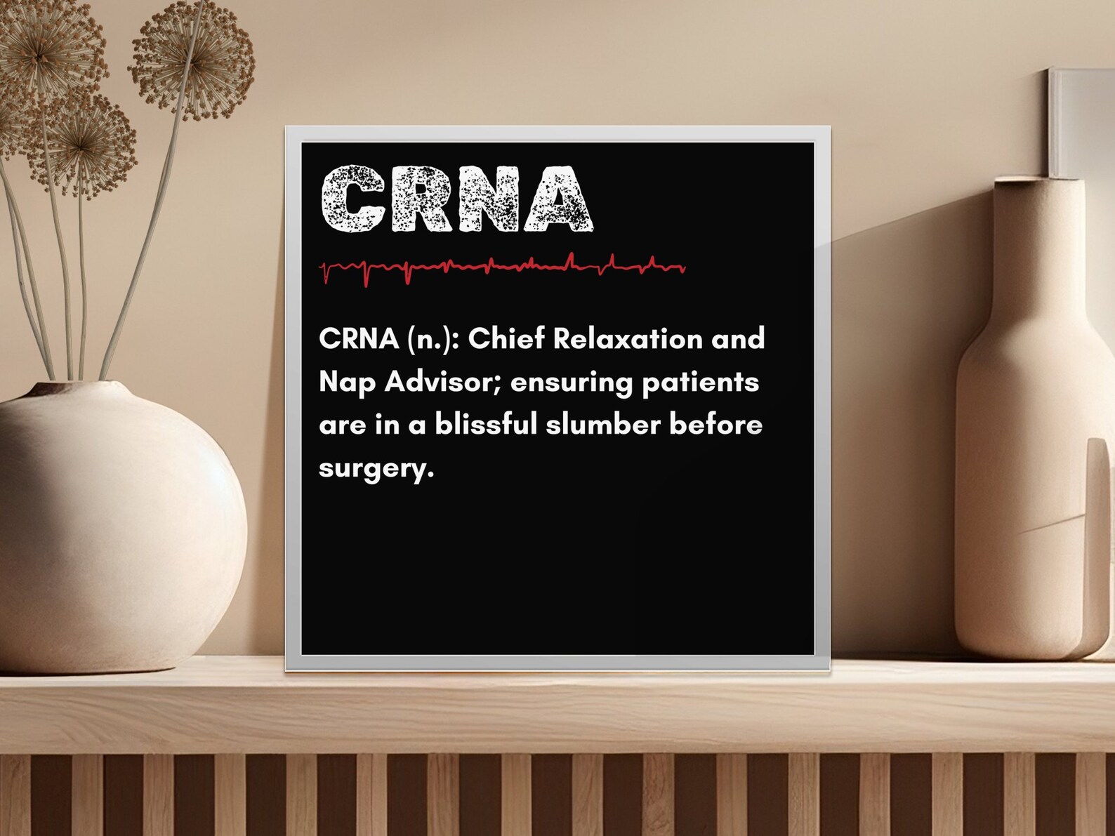 CRNA Definition SVG, Nurse Anesthetist Digital Art, Downloadable ...