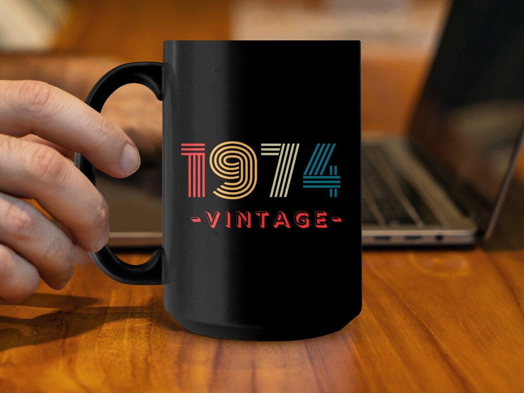 Vintage-inspired Retro 1990s Style Coffee Mug, Colorful Classic Design ...