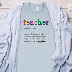 Inspirational Teacher T-shirt, Gift for Favorite Teacher, Teacher ...