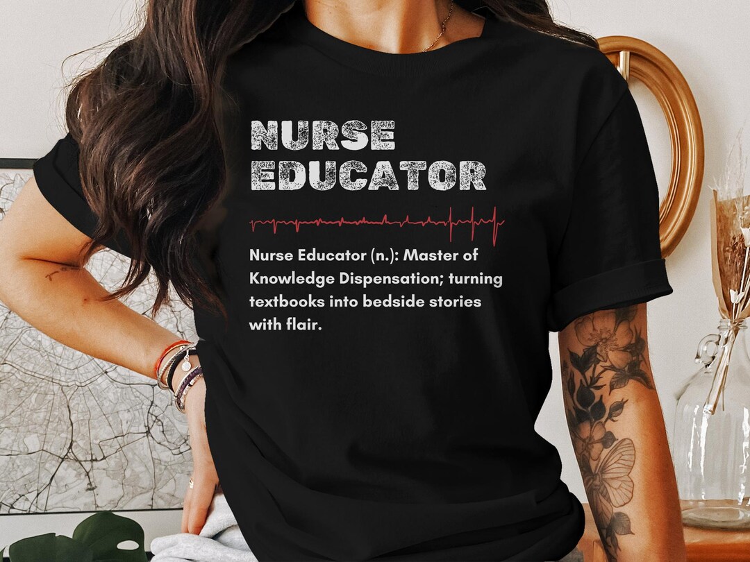Nurse Educator T-shirt, Nurse Teacher Gift, Master of Knowledge ...