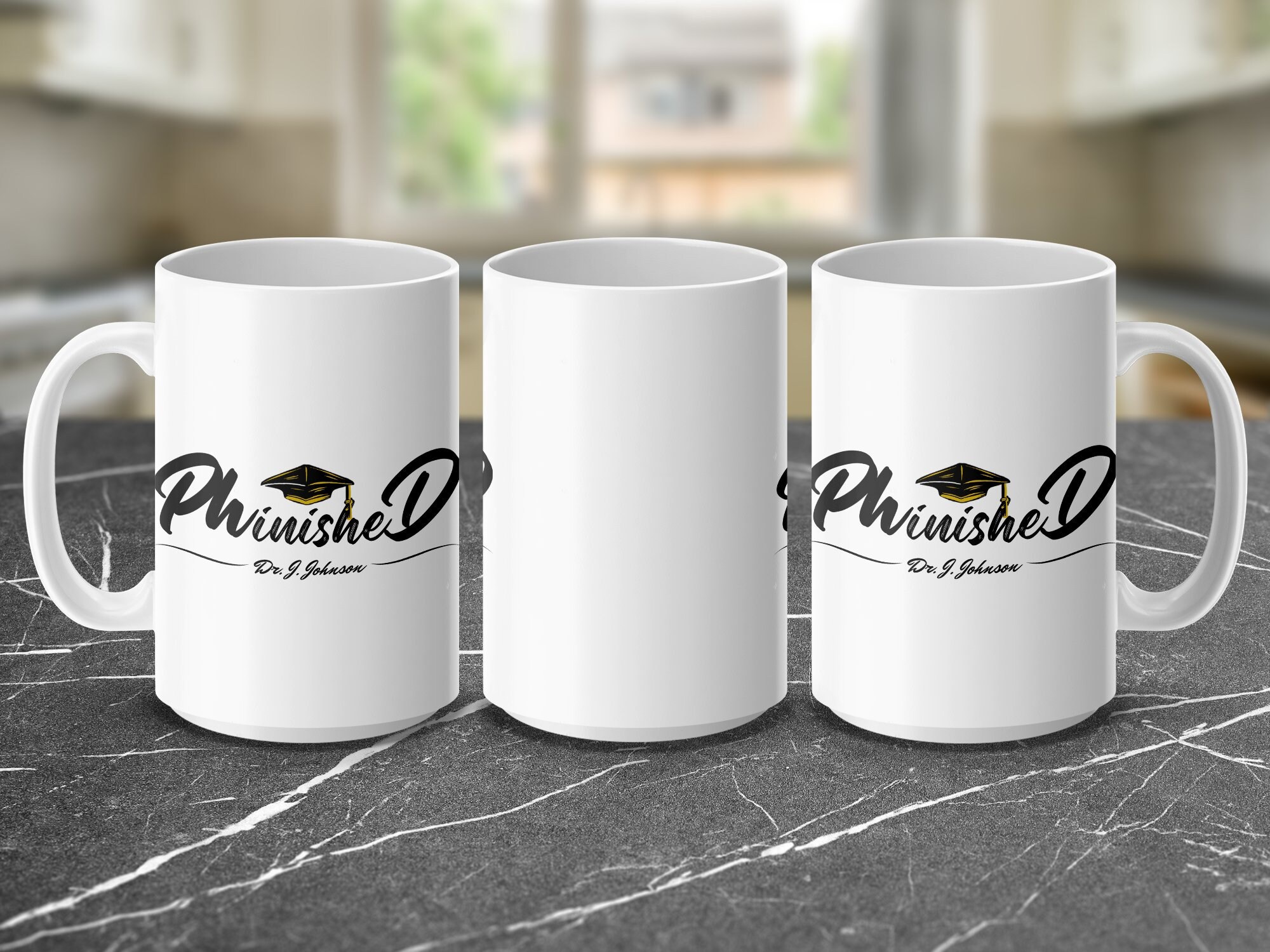 Phd Graduate Coffee Mug, Doctorate Degree Gift, Graduation Present for ...