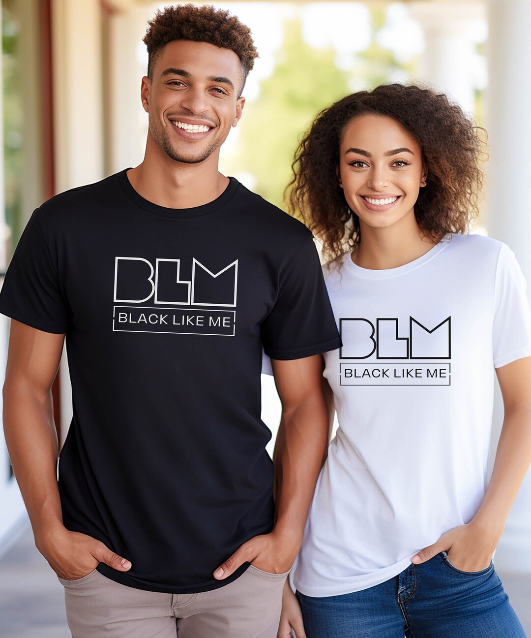 Black Like Me BLM Graphic T-shirt, Statement Shirt, Bold Design Tee ...