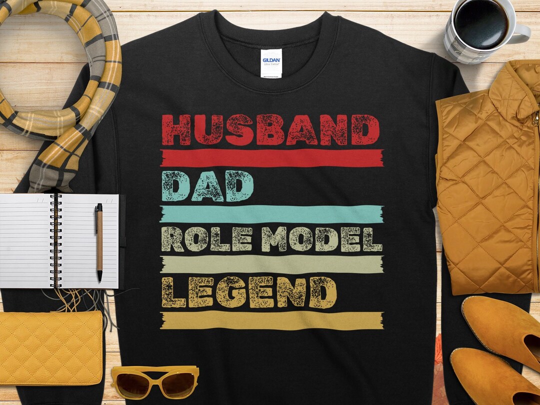 Personalized Husband Dad Role Model Legend Sweatshirt, Step Dad Hoodie ...