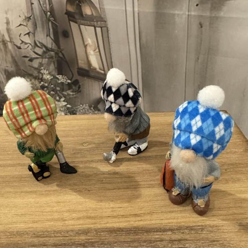 Gnome Golf Figurines - Etsy