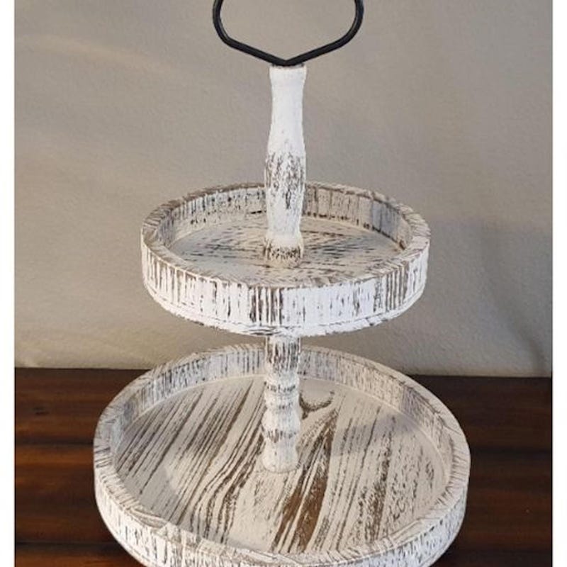2 Tier Tray Stand - Etsy