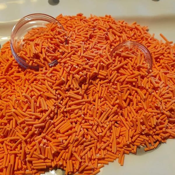 Orange Sprinkles - Etsy