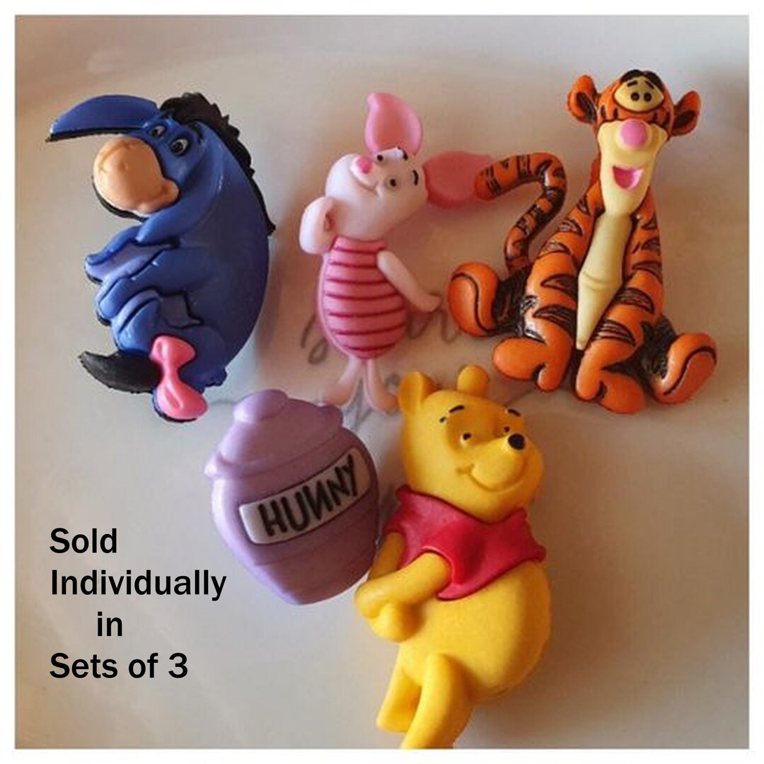 3 Adorable Disney Character Buttons by Dress It up . Perfect for Sewing ...