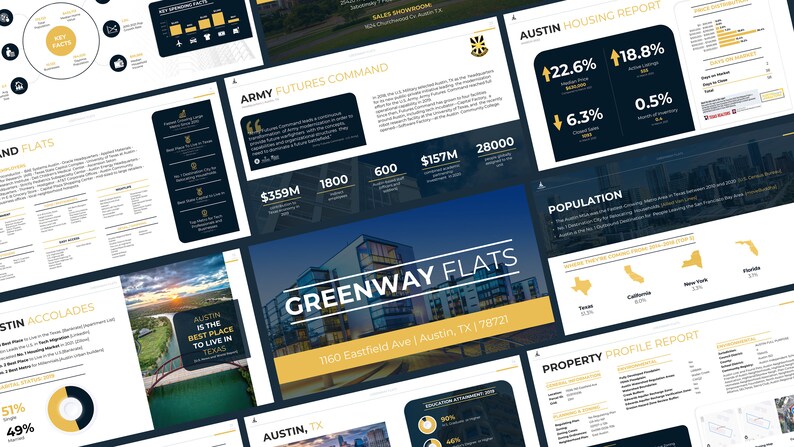 Modern Powerpoint Presentation Template, Pitch Deck Presentation ...