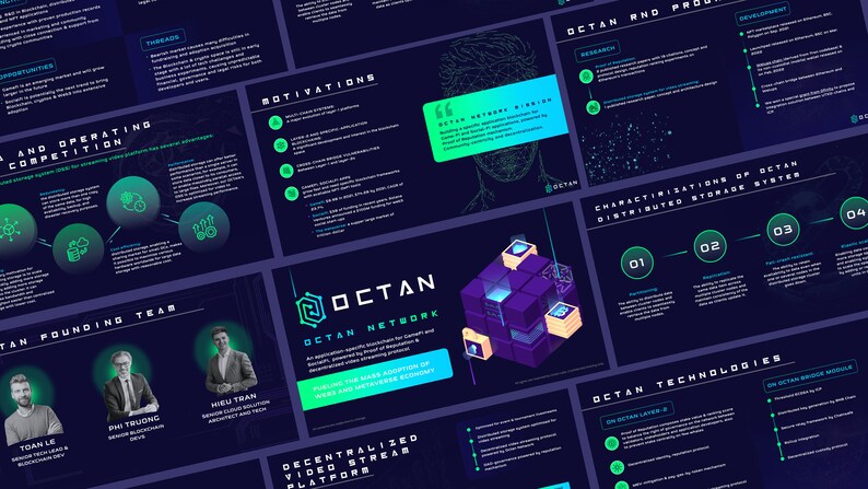 Modern Powerpoint Presentation Template, Pitch Deck Presentation ...